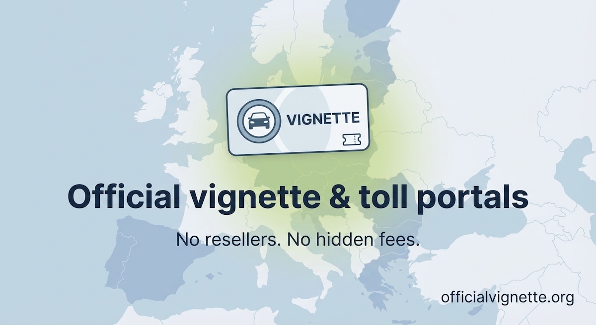 Official vignette and e-vignette portals for European countries | officialvignette.org